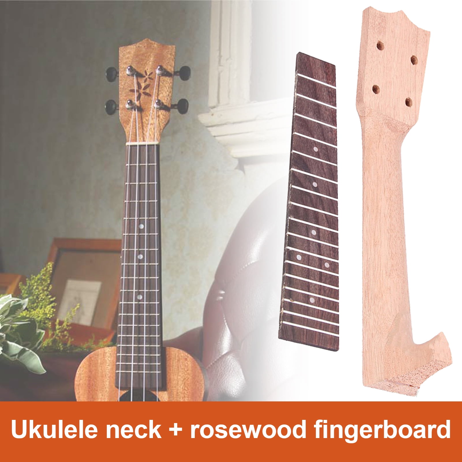 BetterZ 21Inch/23Inch/26Inch Ukulele Neck Solid Ergonomics Frame ...