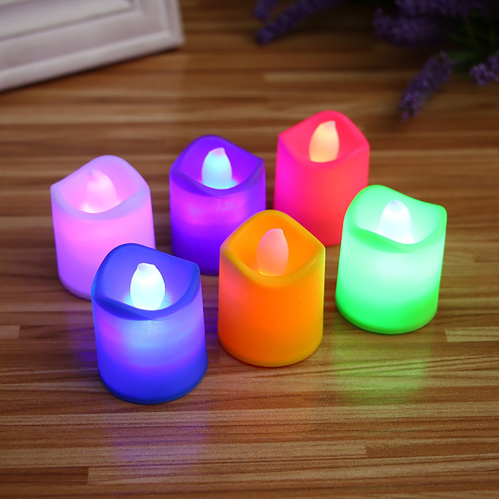 BetterZ 24Pcs LED Candles Flameless Scentless Soft Light LED Tea Light ...