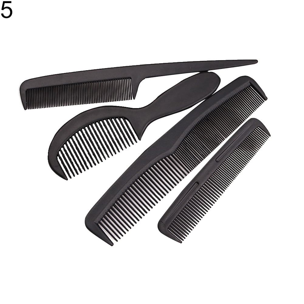 BetterZ 4Pc Hair Styling Cutting Comb Set Professional Plastic ...