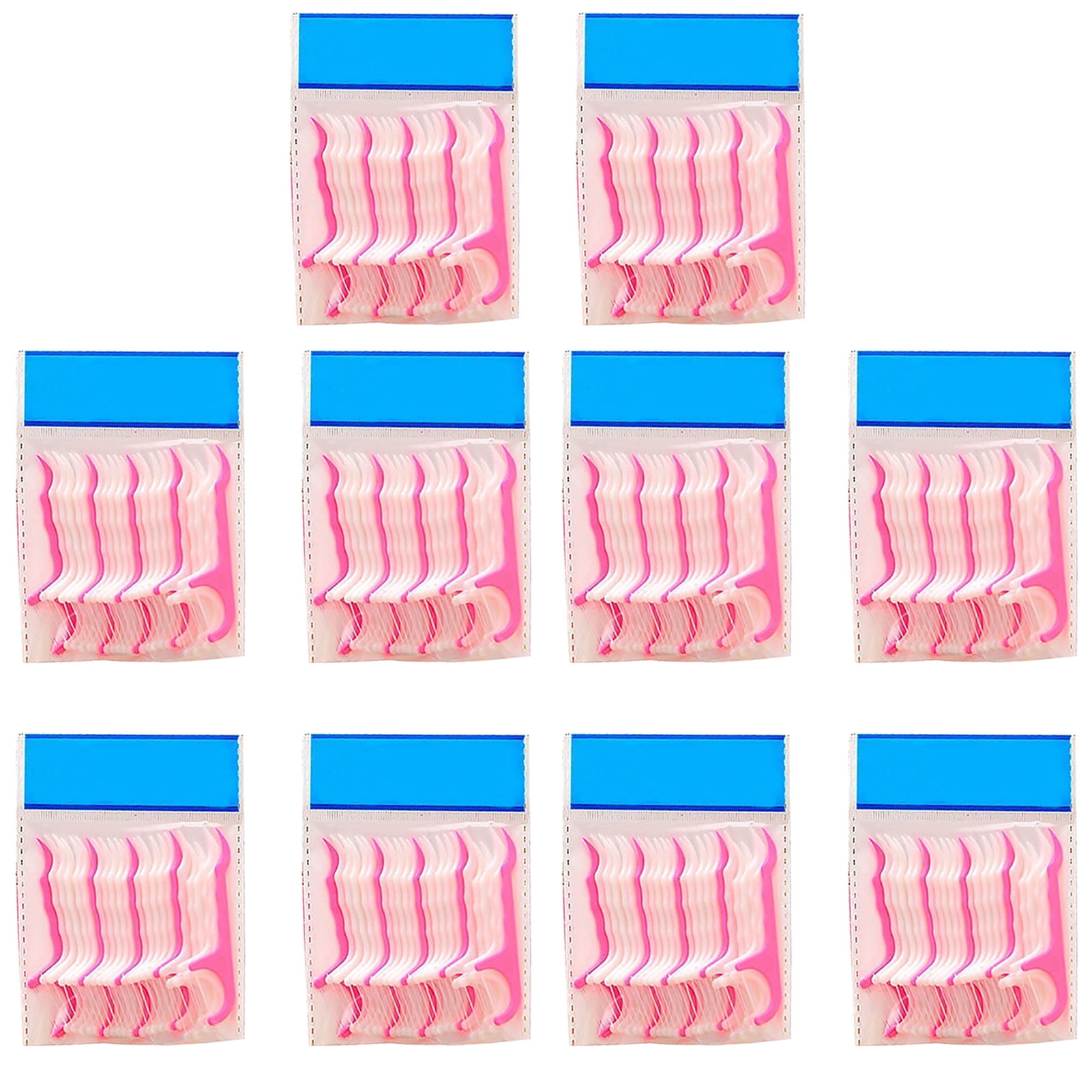BetterZ 500Pcs Dental Floss Flosser Pick Teeth Toothpicks Stick Oral ...