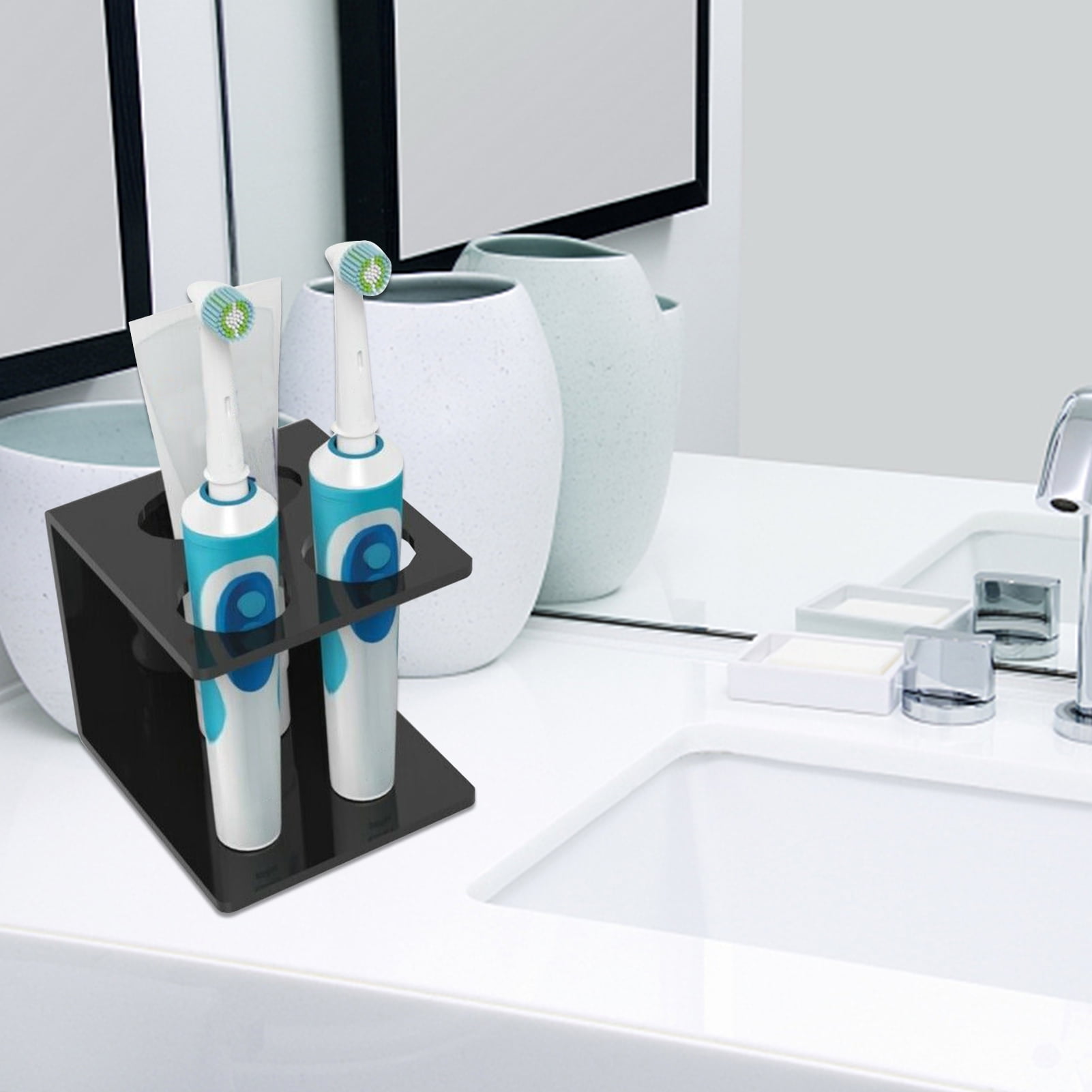 BetterZ Acrylic Wall Mount Household Electric Toothbrush Stand ...