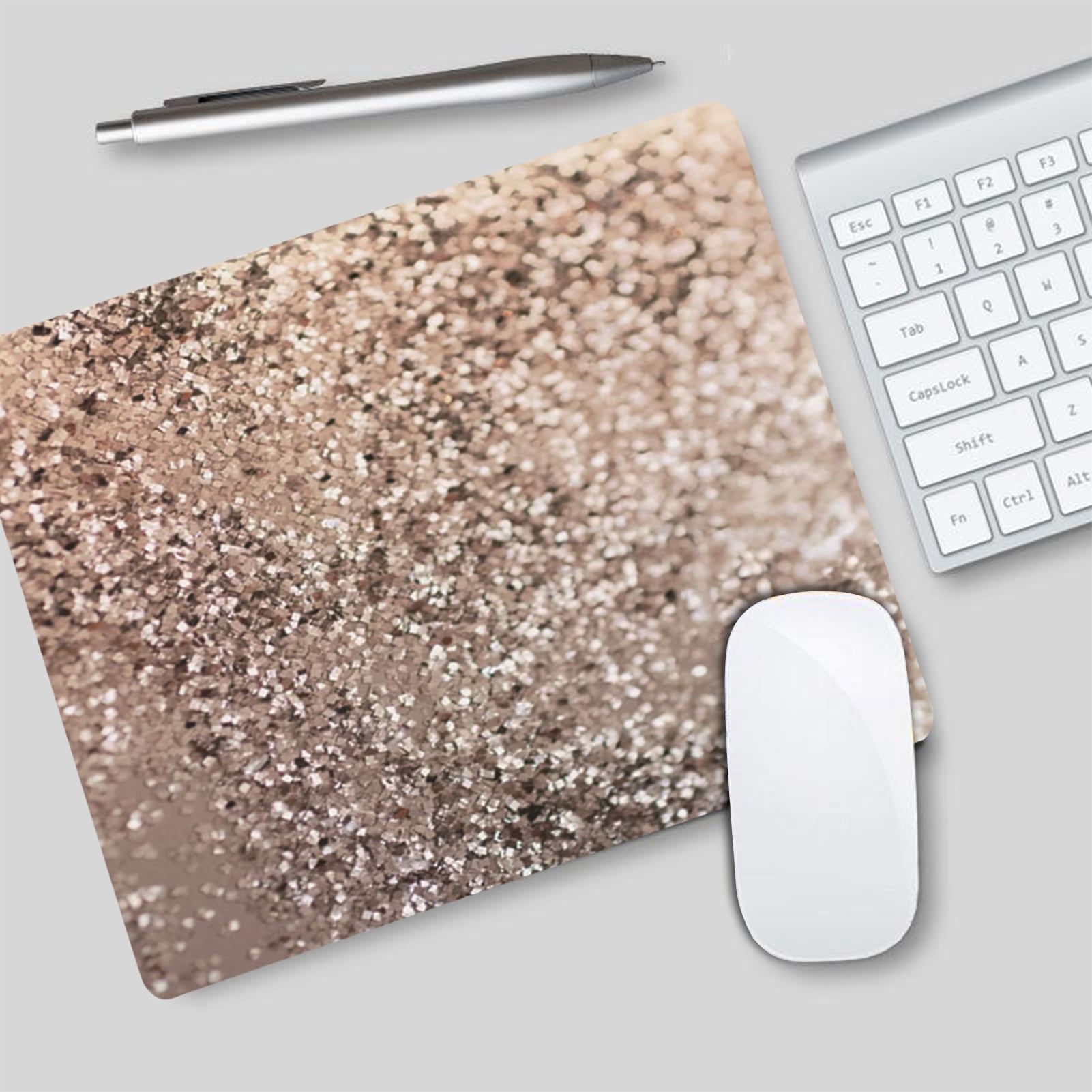 BetterZ Mouse Pad Soft Non-slip Smooth Surface Glass Texture Table ...