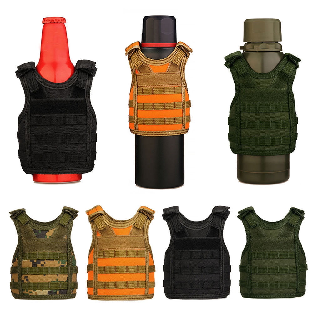 BetterZ Outdoor Camo Tactical Military Mini Vest Beer Beverage Water ...