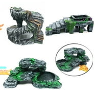 Ludlz Shale Step Ledge for Aquariums Terrariums, Adds Hiding Spots ...