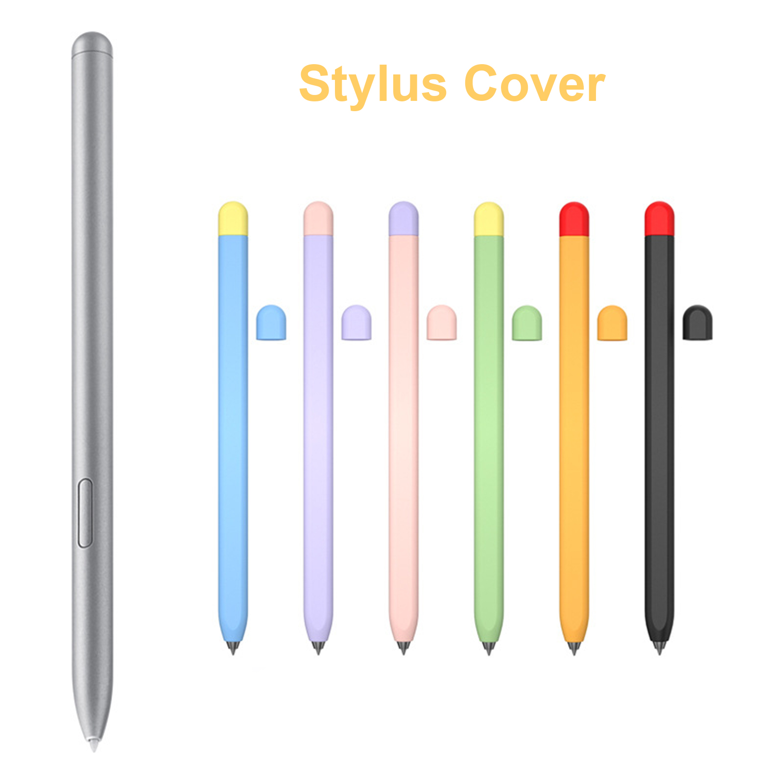 BetterZ Stylus Cover Ultra-thin Dustproof Color Matching Silicone Pen ...