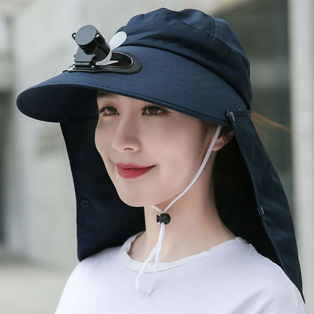 BetterZ Summer Detachable Outdoor Anti-Sun Cap Neck Face Flap Wide Brim ...