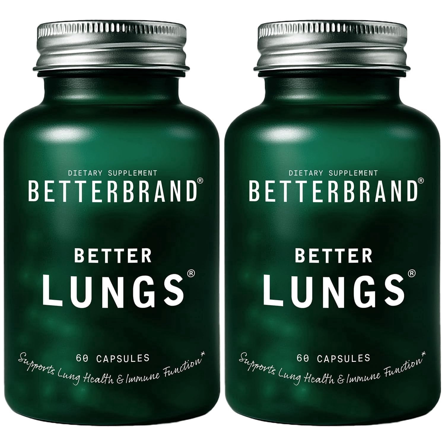 Betterbrand BetterLungs Lung Support Supplement with NAC, Mullein Leaf ...
