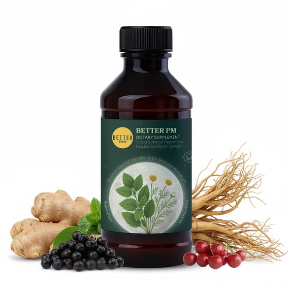 Betterbrand BetterPM Nighttime Wellness Syrup – Natural Sleep, Calm ...