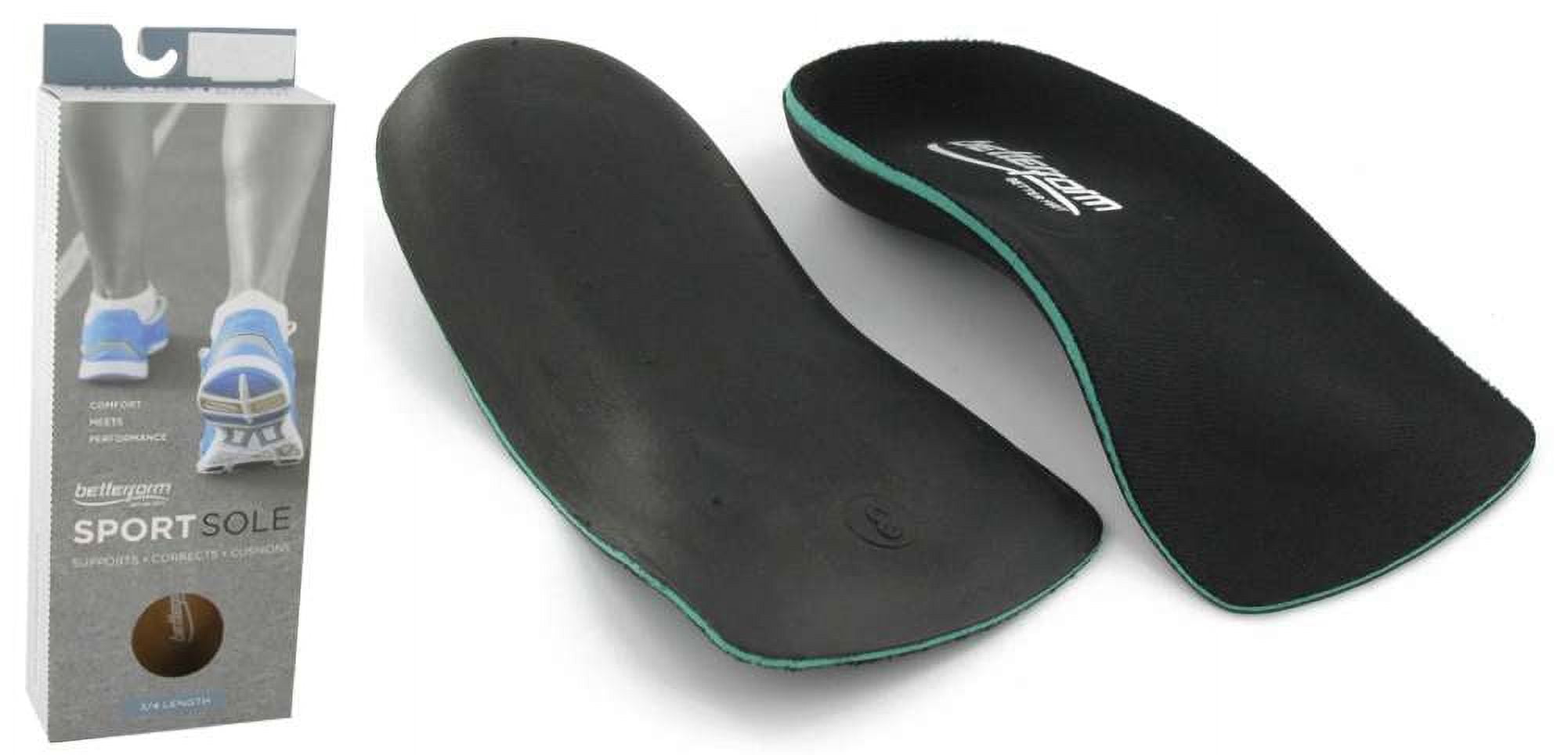 Betterform SportSole Orthotic Arch Supports Replacement Shoe Insoles 3/ ...