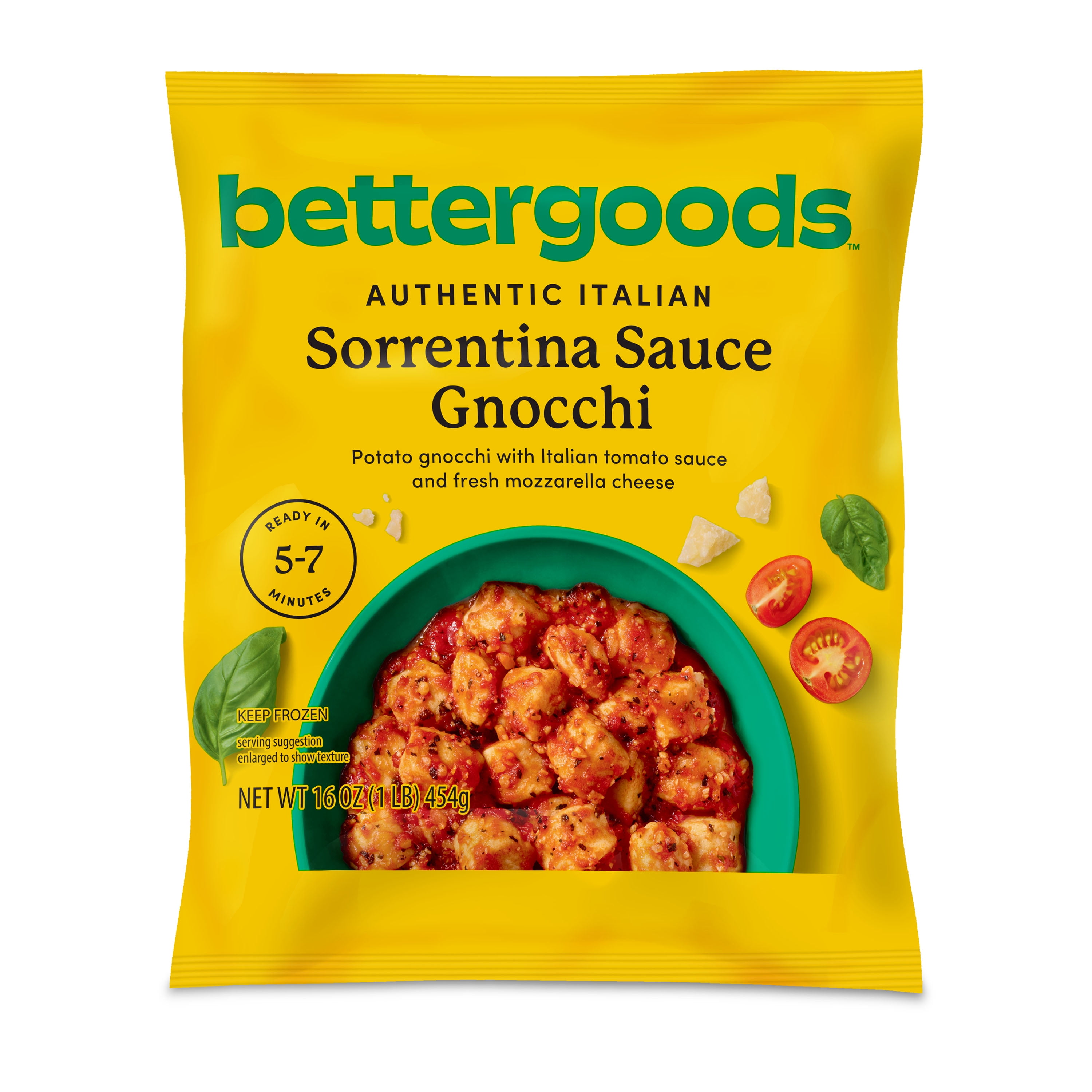 bettergoods Sorrentina Sauce Gnocchi, 16 oz (Frozen) - Walmart.com