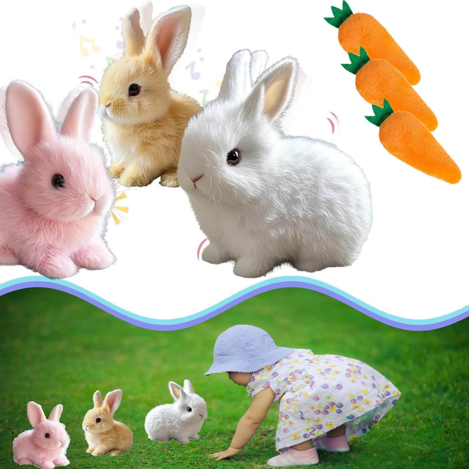 Betterlife Bunny Realistic Bunny Toy, Bunby - My Realistic Toy Wollera ...