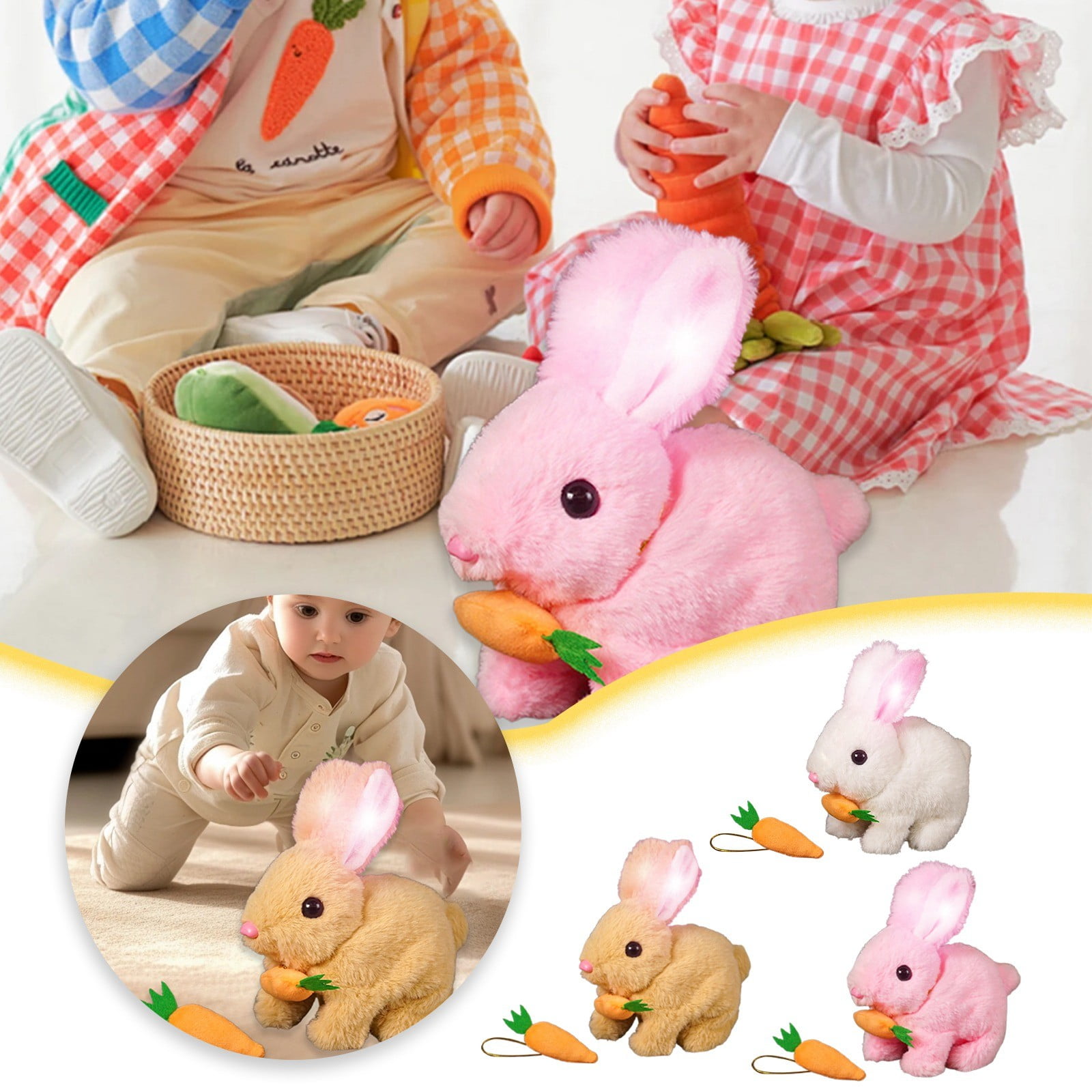 Betterlife Bunny Realistic Bunny Toy, My Realistic Bunny Toy Bunny ...