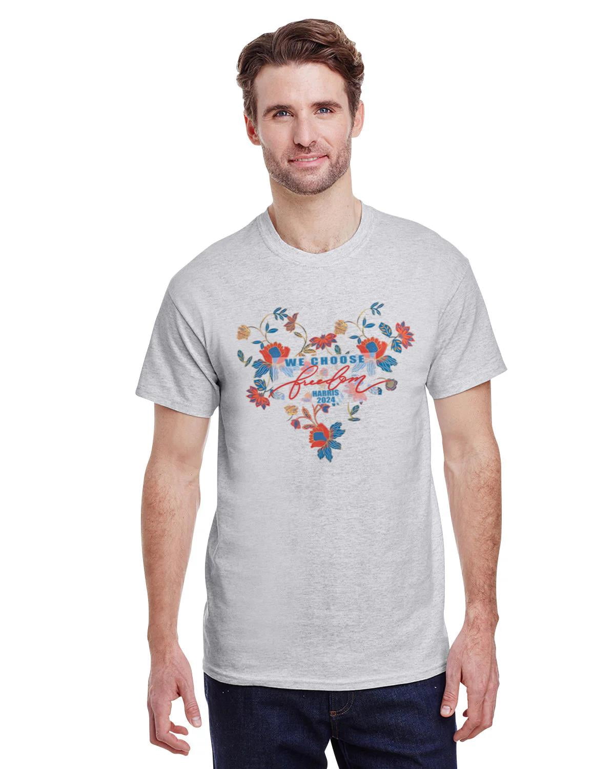 Bettina Benson We Choose Freedom Human Rights T-Shirt, for men & women ...