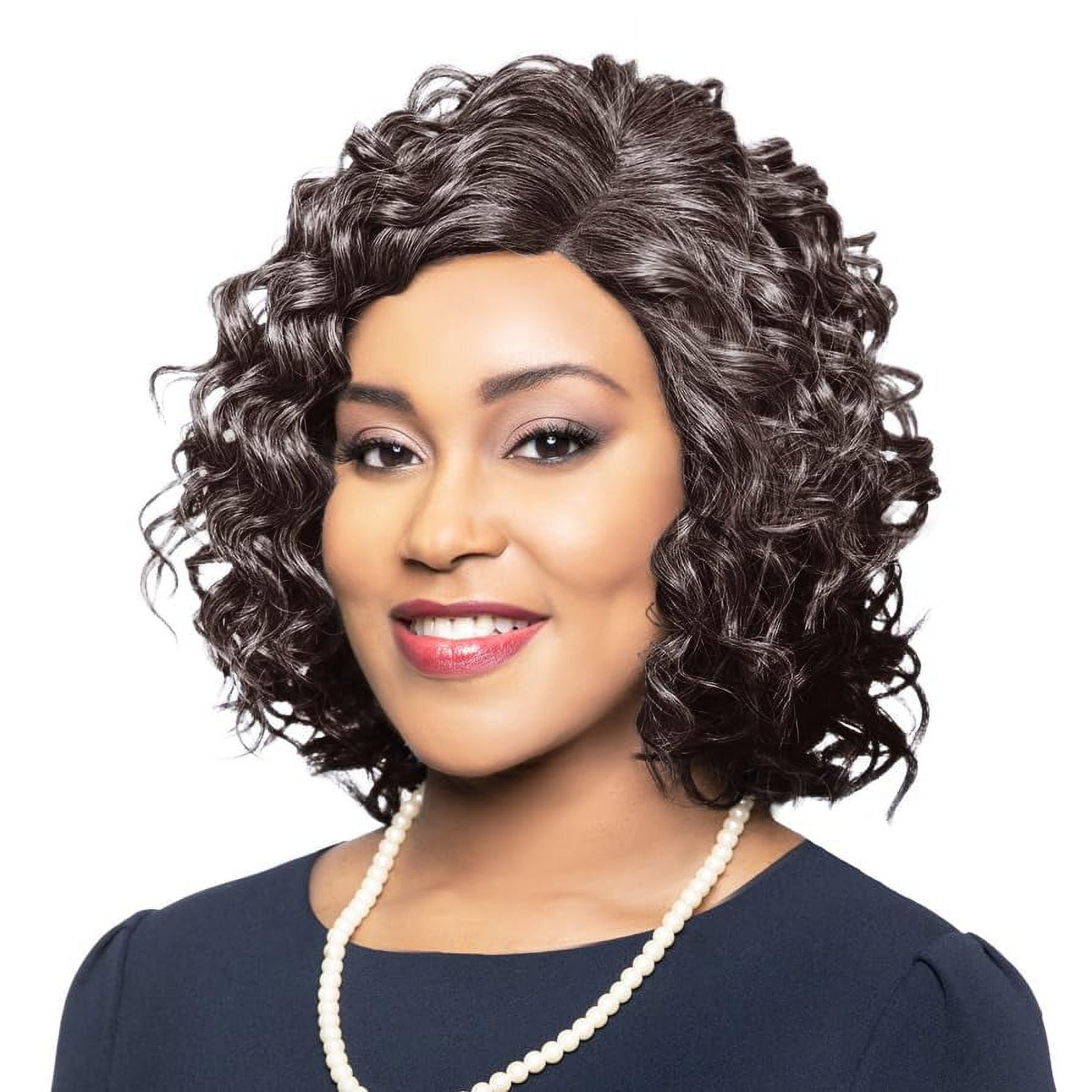 Bettina Wig Color 3T280 - Foxy Silver Wigs Medium Length Wavy Spiral ...