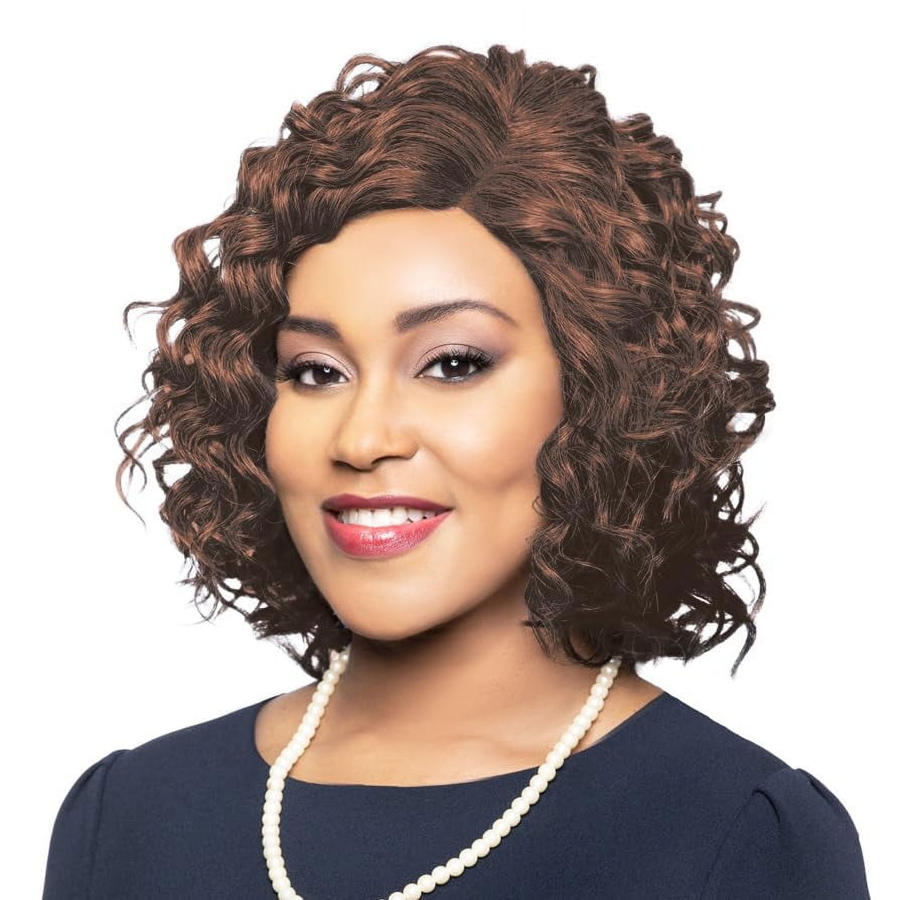 Bettina Wig Color FS4/30 - Foxy Silver Wigs Medium Length Wavy Spiral ...