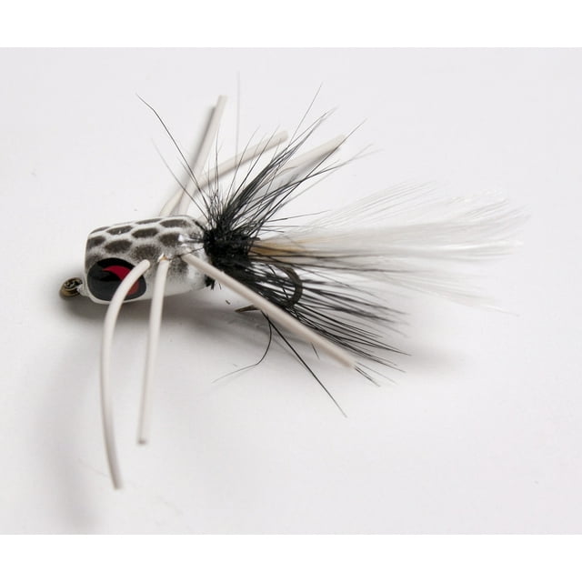 Betts 909-8-1 Trim Gim Popper Size 8 White Fishing Packaged Fly/Popper ...