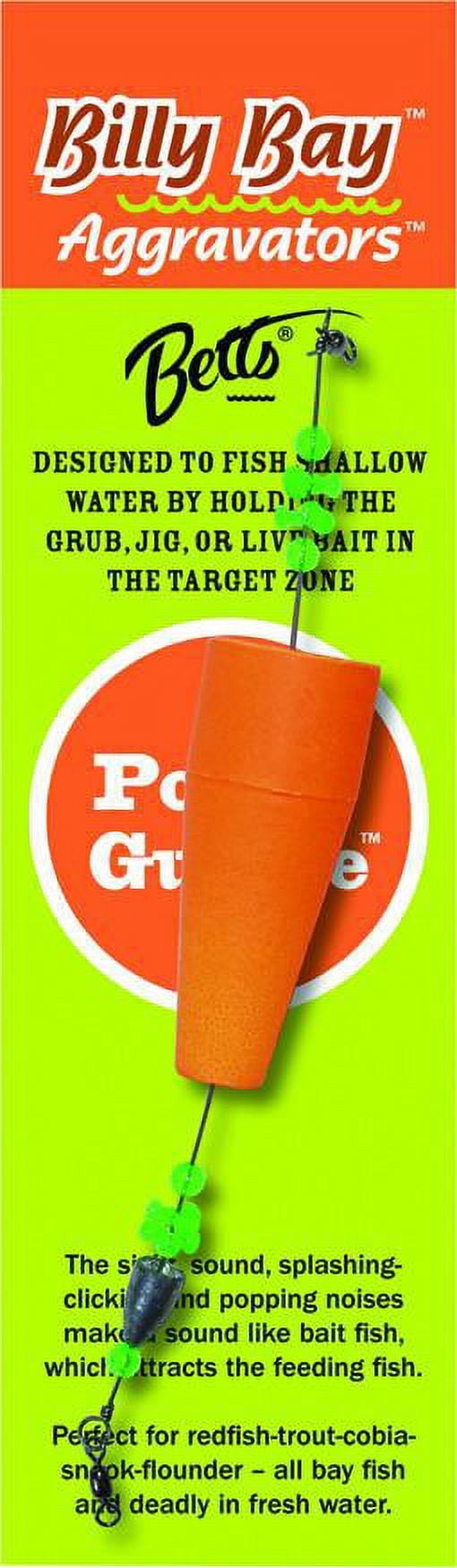 Betts Billy Bay Aggravator Popper - Orange - Walmart.com