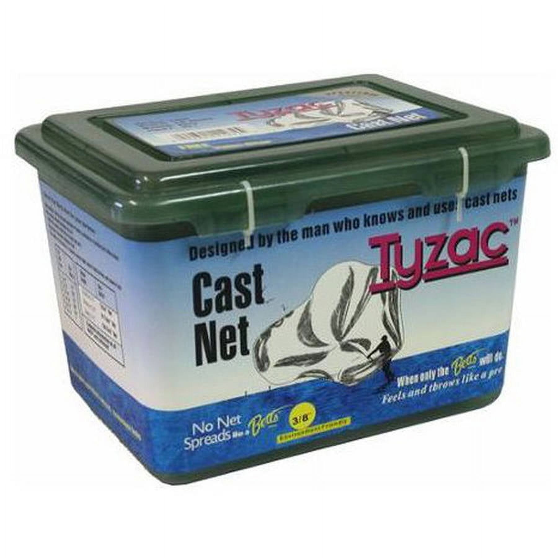 Betts CM4-I Tyzac Clear Mesh 4' 3/4Lb 3/8" Fishing Cast Net - Walmart.com
