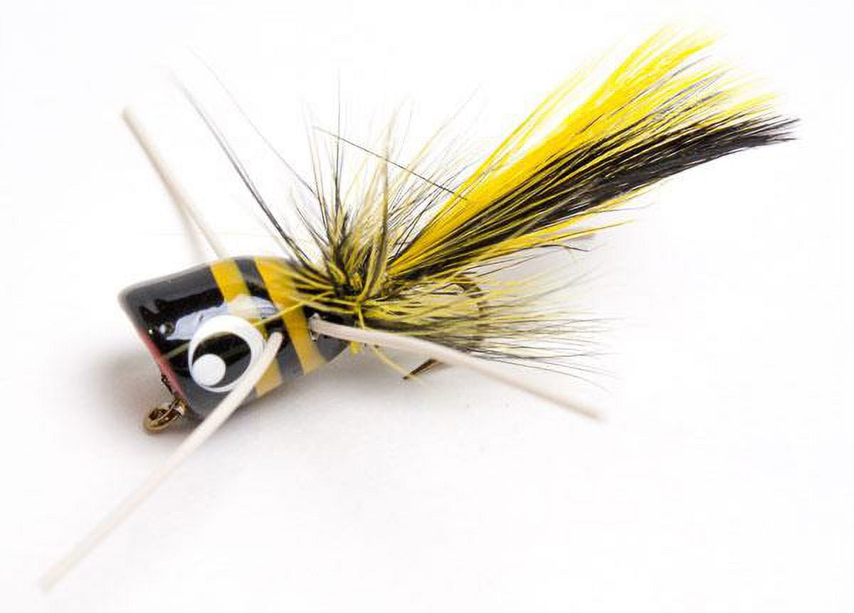 Betts Fishing Lure 304-8-3 Bee Pop Popper Black And Yellow Stripes Size ...