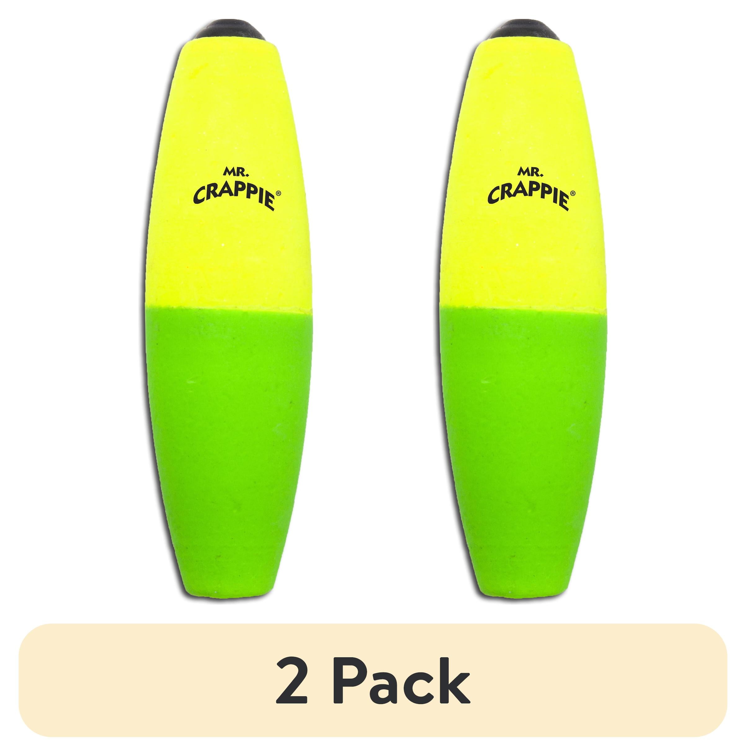 (2 pack) Betts Mr. Crappie Slipper Cigar Fishing Floats w/ Bobber Stops ...