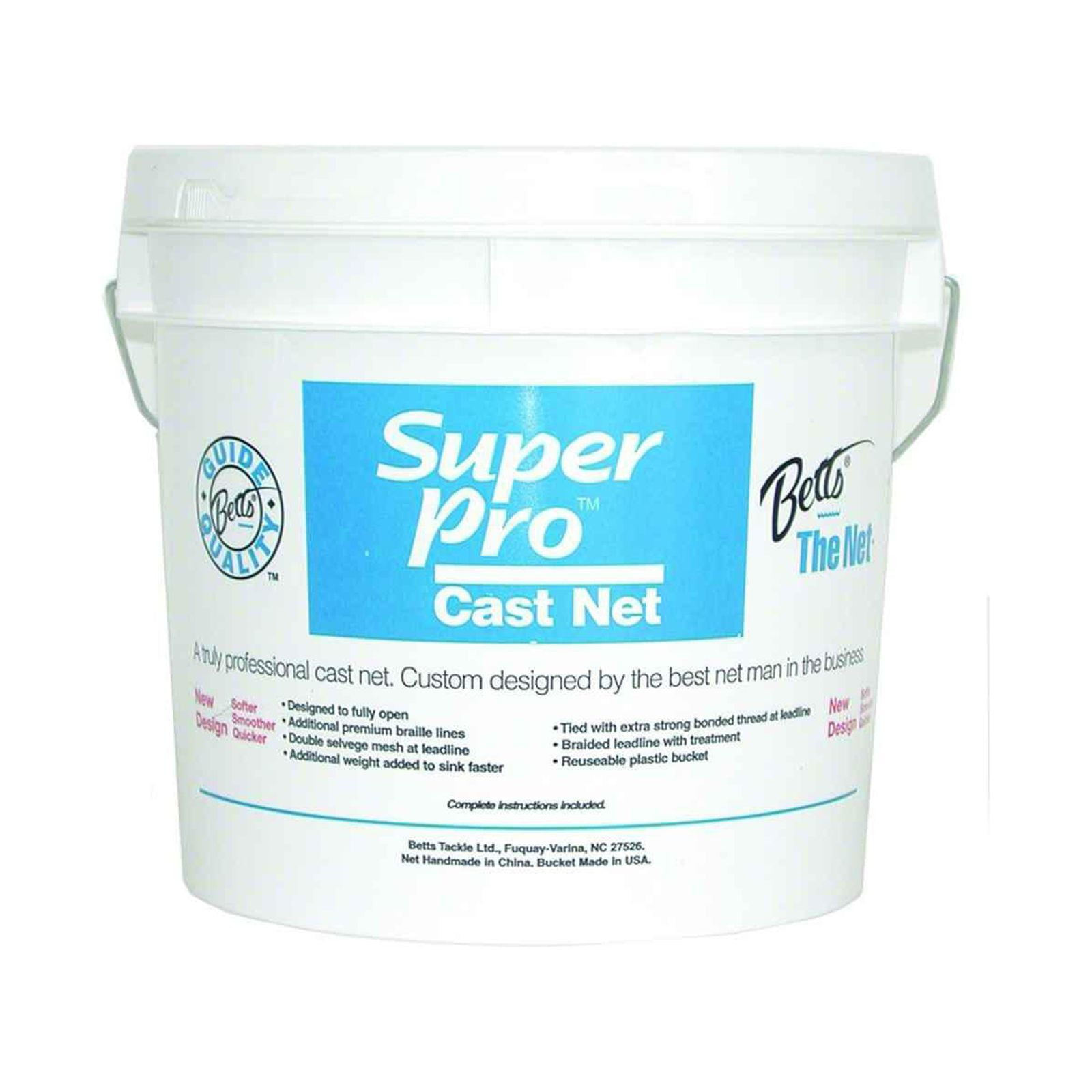 Betts Super Pro Mono Cast Net 8' 1/2" Mesh, 20-8 - Walmart.com