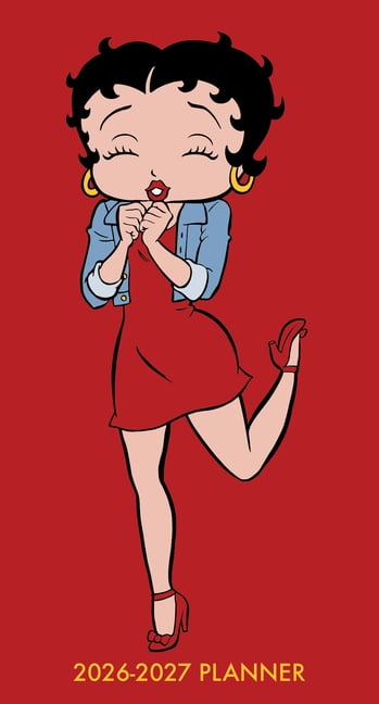 Betty Boop 2-Year 2026-27 3.5 X 6.5 Monthly Pocket Planner, (Paperback ...