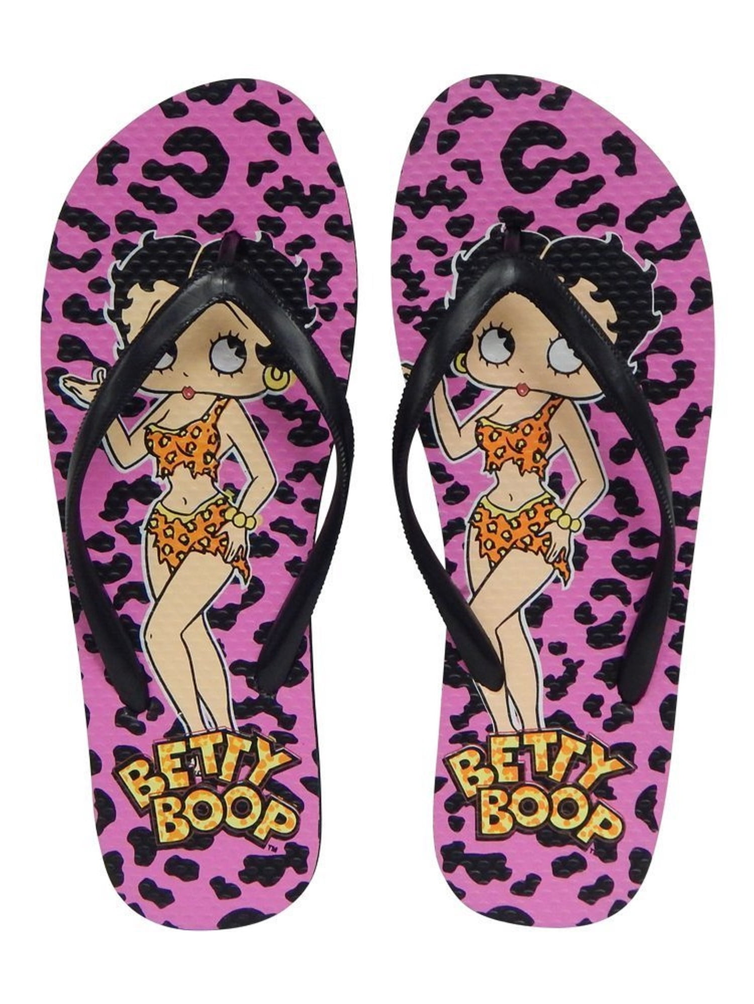 Betty Boop Adult Women Flip Flop Sandal Thong Slide Wedge - Walmart.com