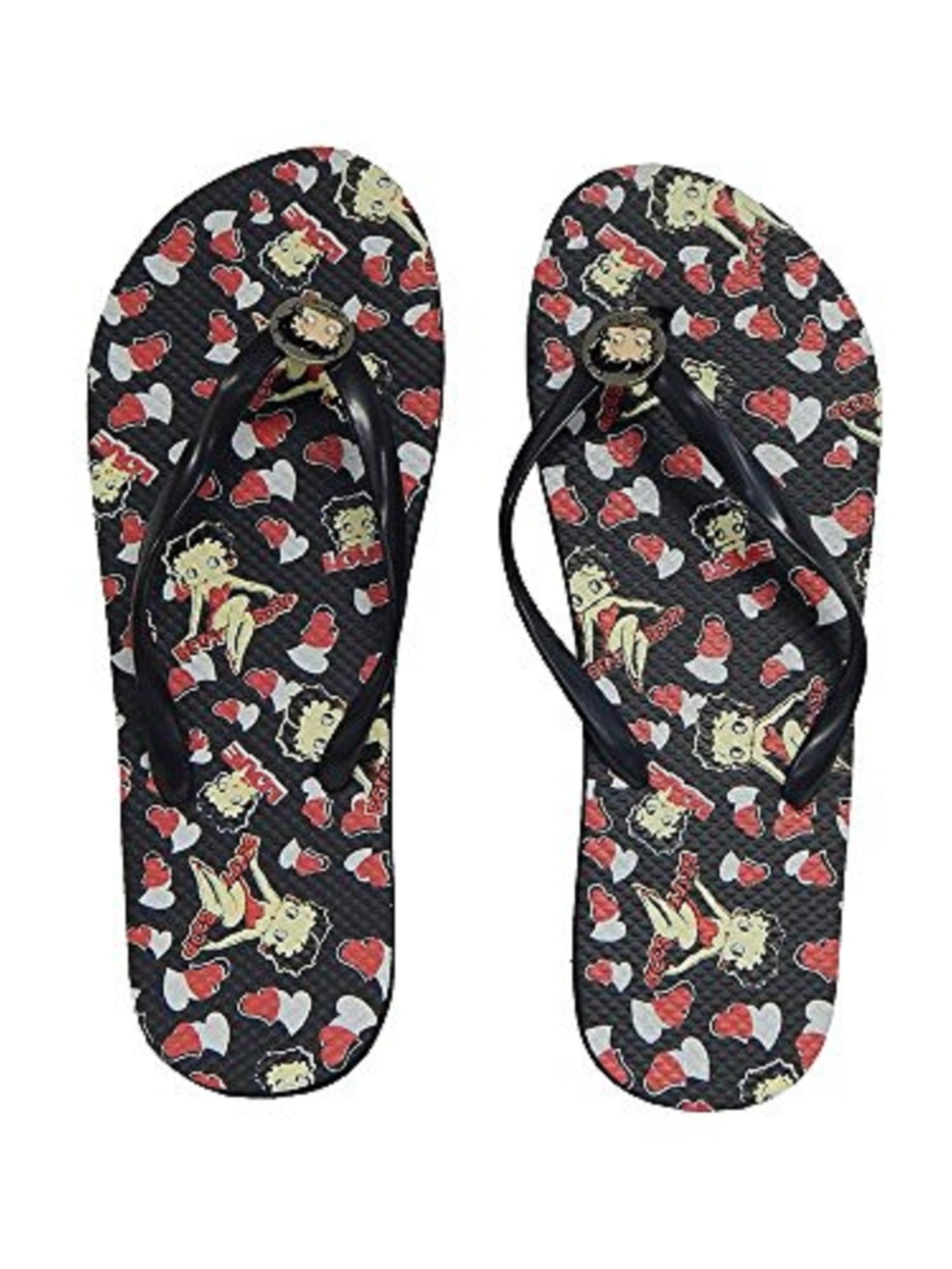 Betty Boop Adult Women Flip Flop Sandal Thong Slide Wedge - Walmart.com