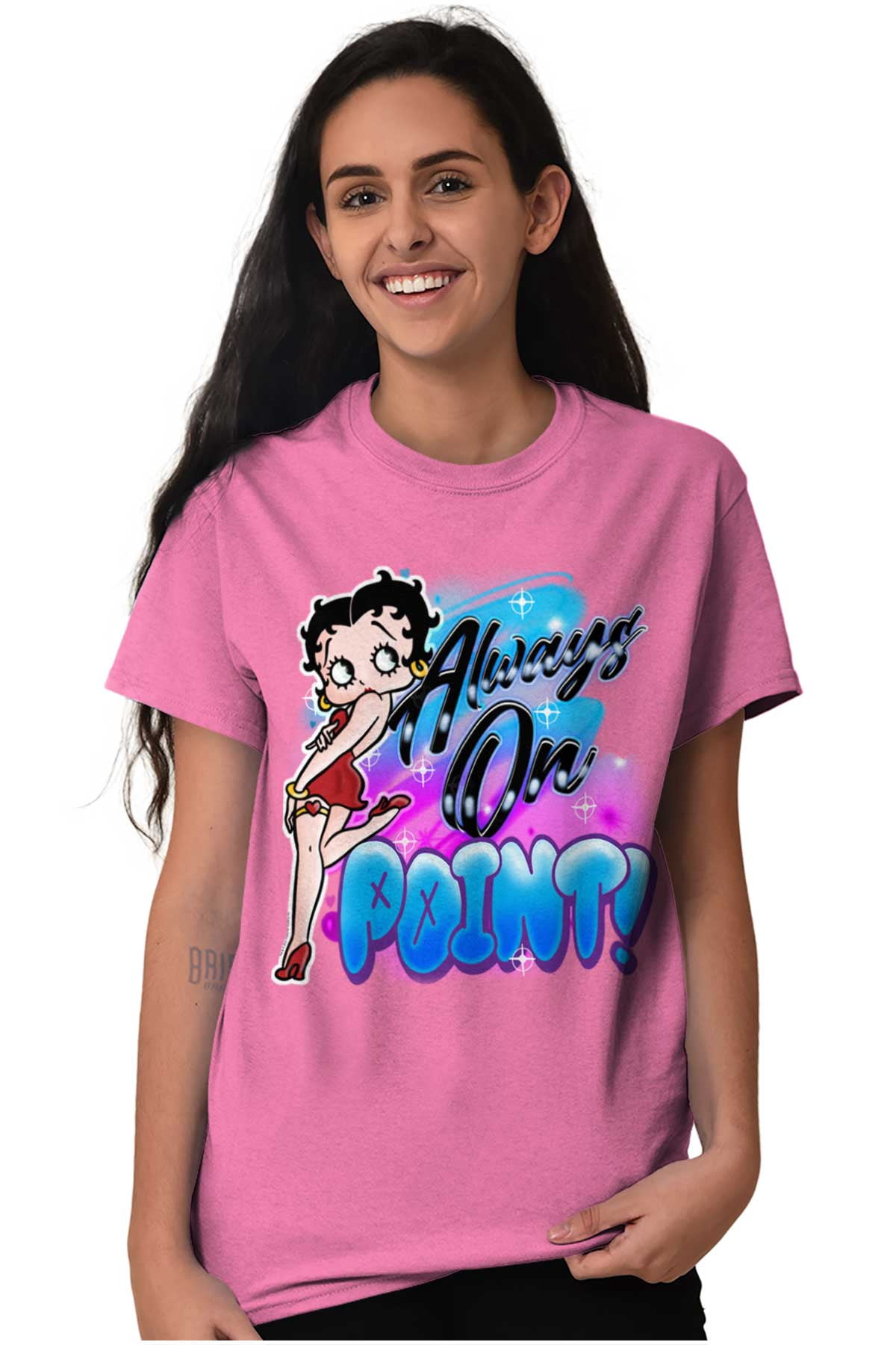 Betty Boop Air Brushed On Point Women Plus Size Graphic Tee Tees Brisco ...