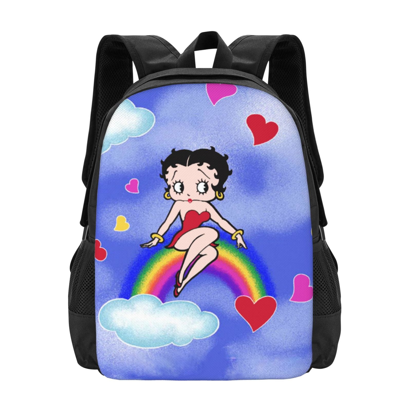 Betty Boop Backpack Travel Daypack Laptop Backpack For Men Women Hiking ...