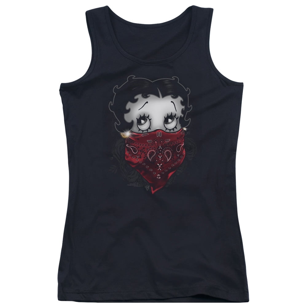 Betty Boop - Bandana & Roses - Juniors Tank Top - X-Large - Walmart.com
