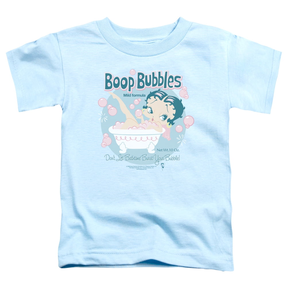 Betty Boop - Boop Bubbles - Toddler Short Sleeve Shirt - 3T - Walmart.com