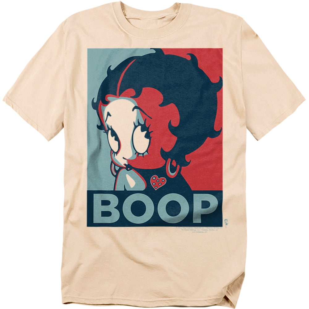 Betty Boop/Boop Mens Short Sleeve Shirt - Walmart.com