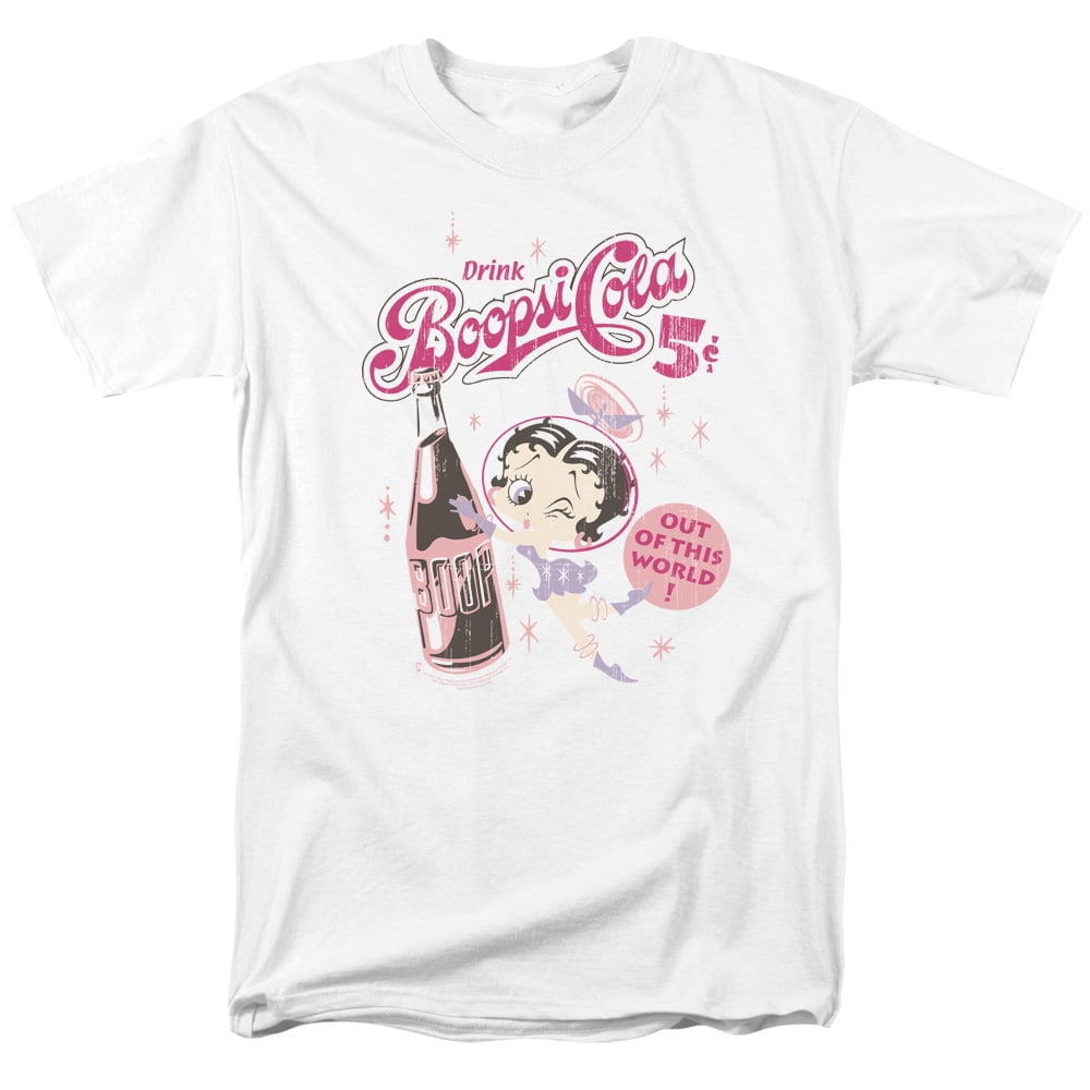 Betty Boop Boopsi Cola Officially Licensed Adult T-Shirt S - Walmart.com