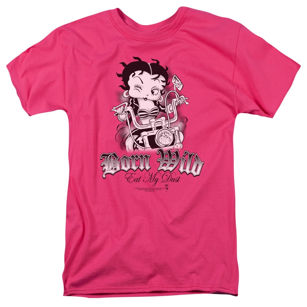 Betty Boop Born Wild Officially Licensed Adult T-Shirt L - Walmart.com