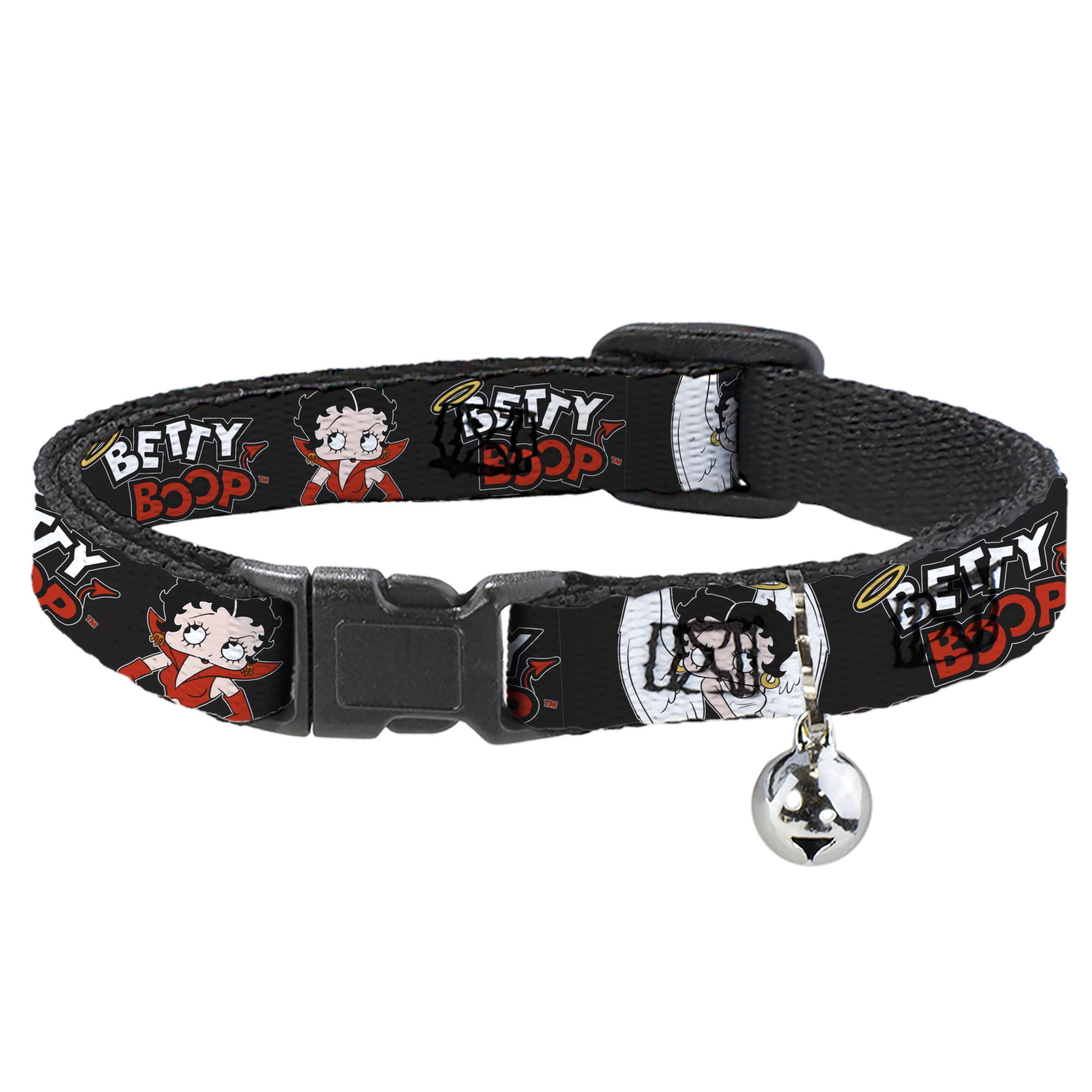 Betty Boop Breakaway Cat Collar With Bell, Plastic Clip, Easy ...