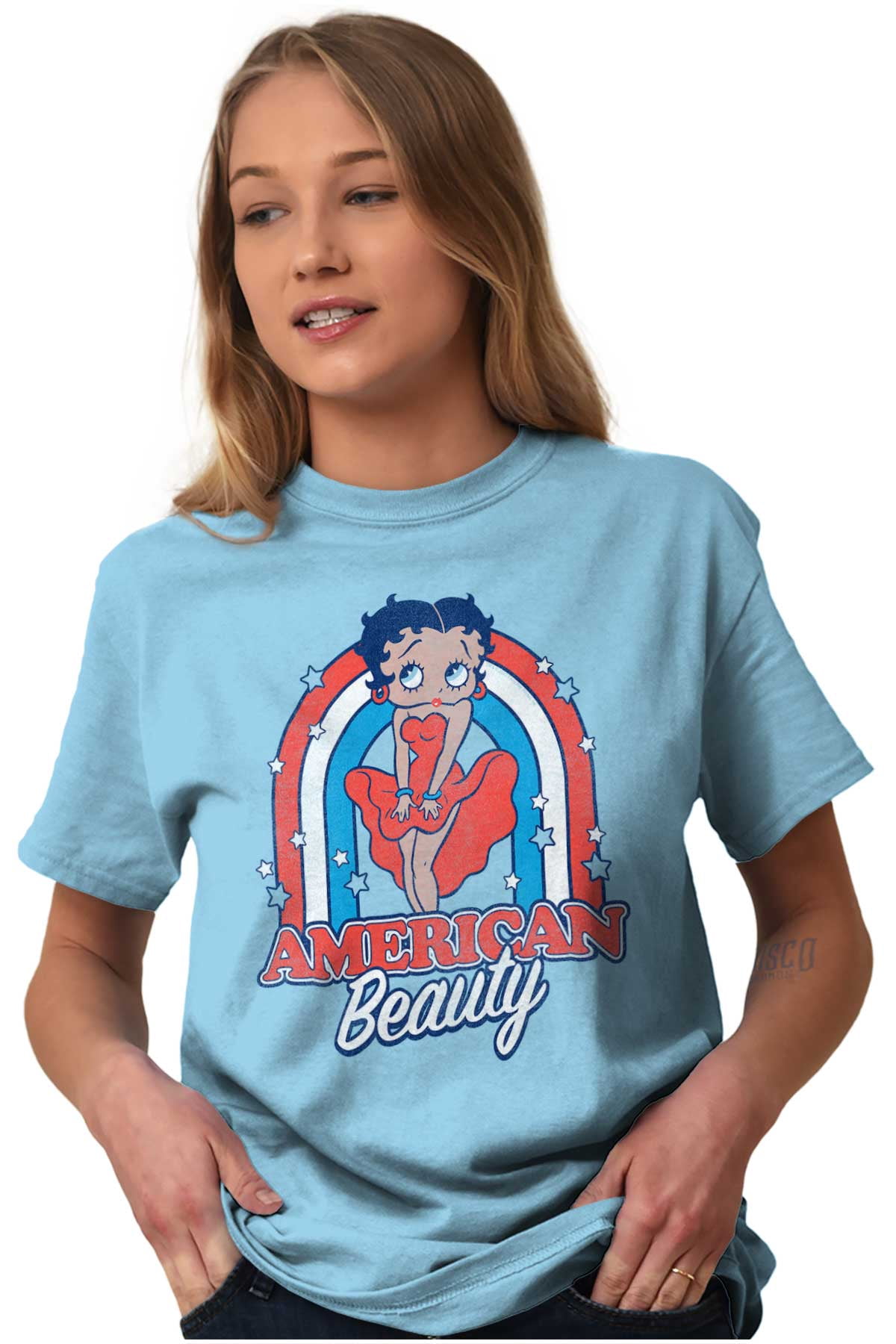 Betty Boop Cartoon American Beauty Women's Graphic T Shirt Tees Brisco ...