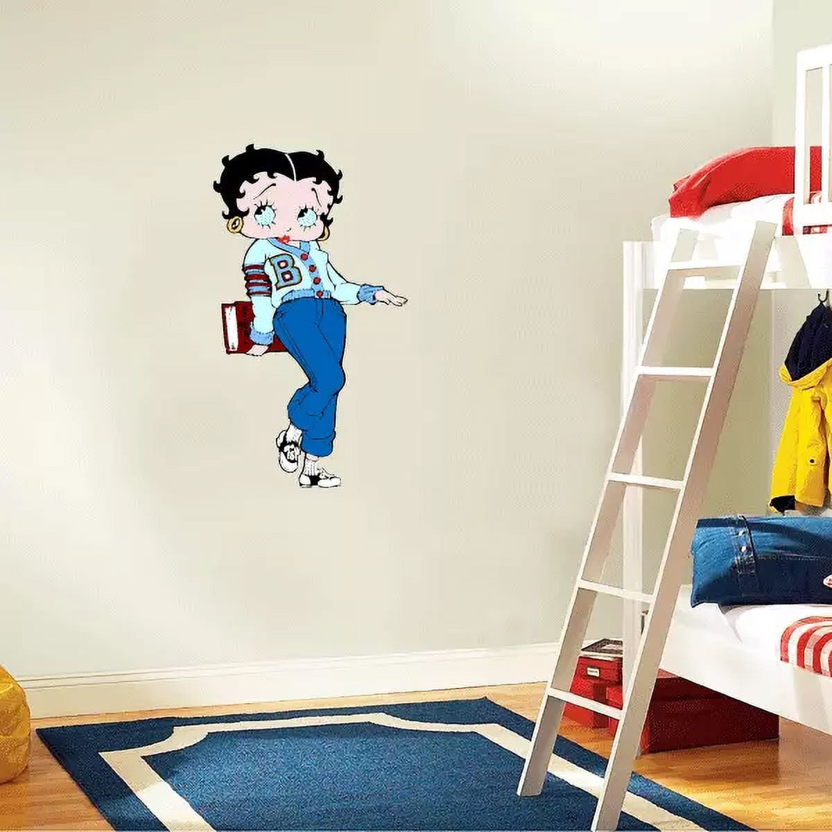 Betty Boop Cartoon Wall Decor Sticker Phone Decal Water Bottle Stickers ...