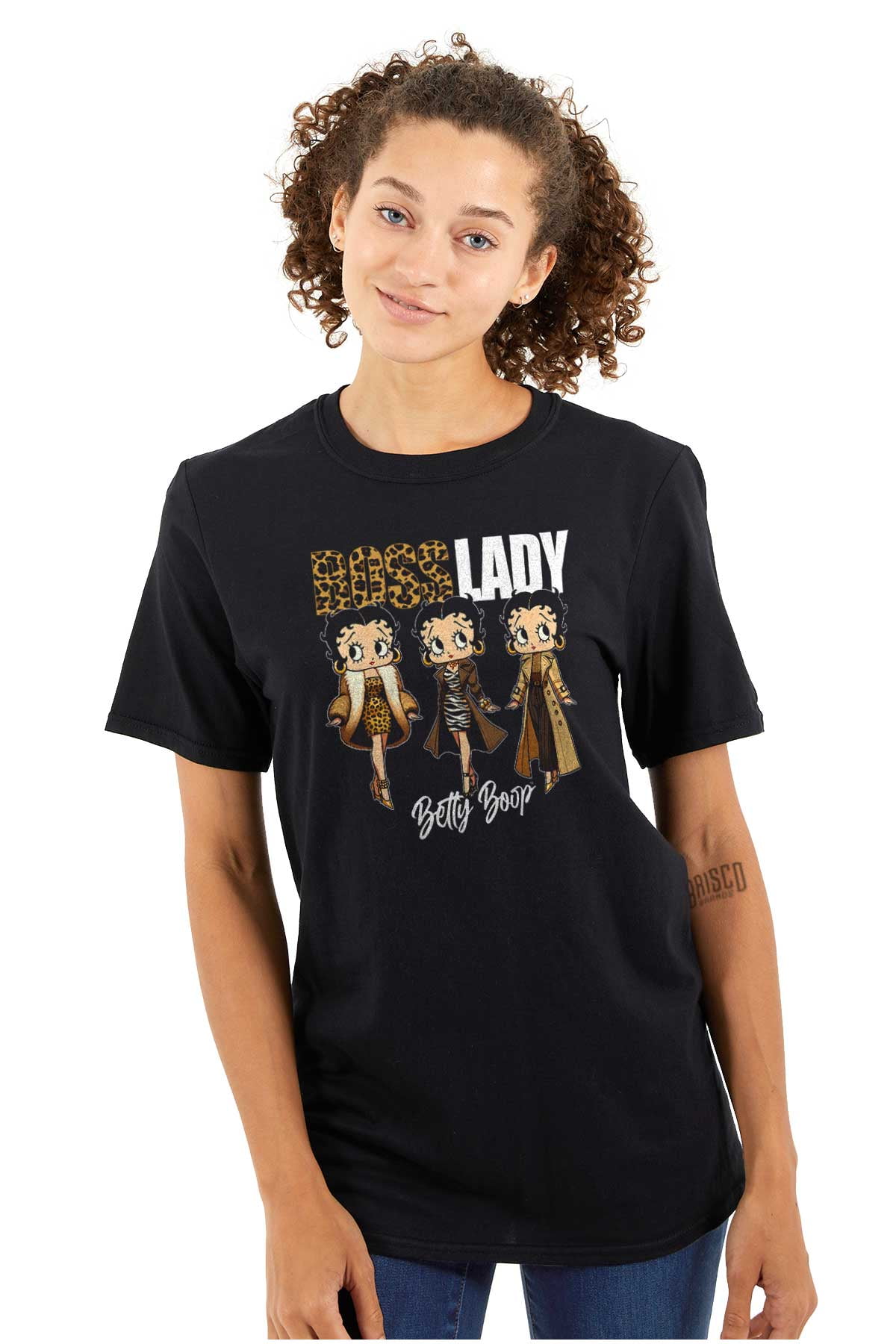 Betty Boop Cheetah Print Boss Lady Women Plus Size Graphic Tee Tees ...