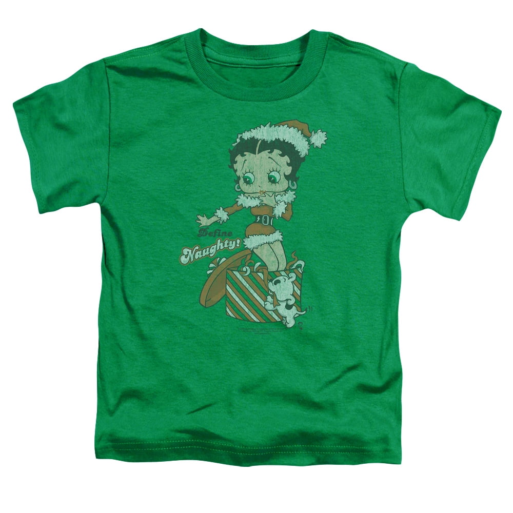 Betty Boop - Define Naughty - Toddler Short Sleeve Shirt - 3T - Walmart.com