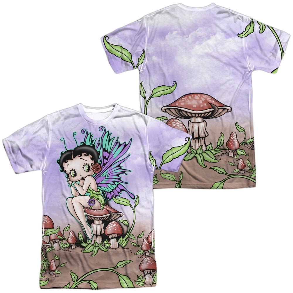 Betty Boop Fairy Unisex Adult Sublimated Costume T Shirt (Front/Back ...