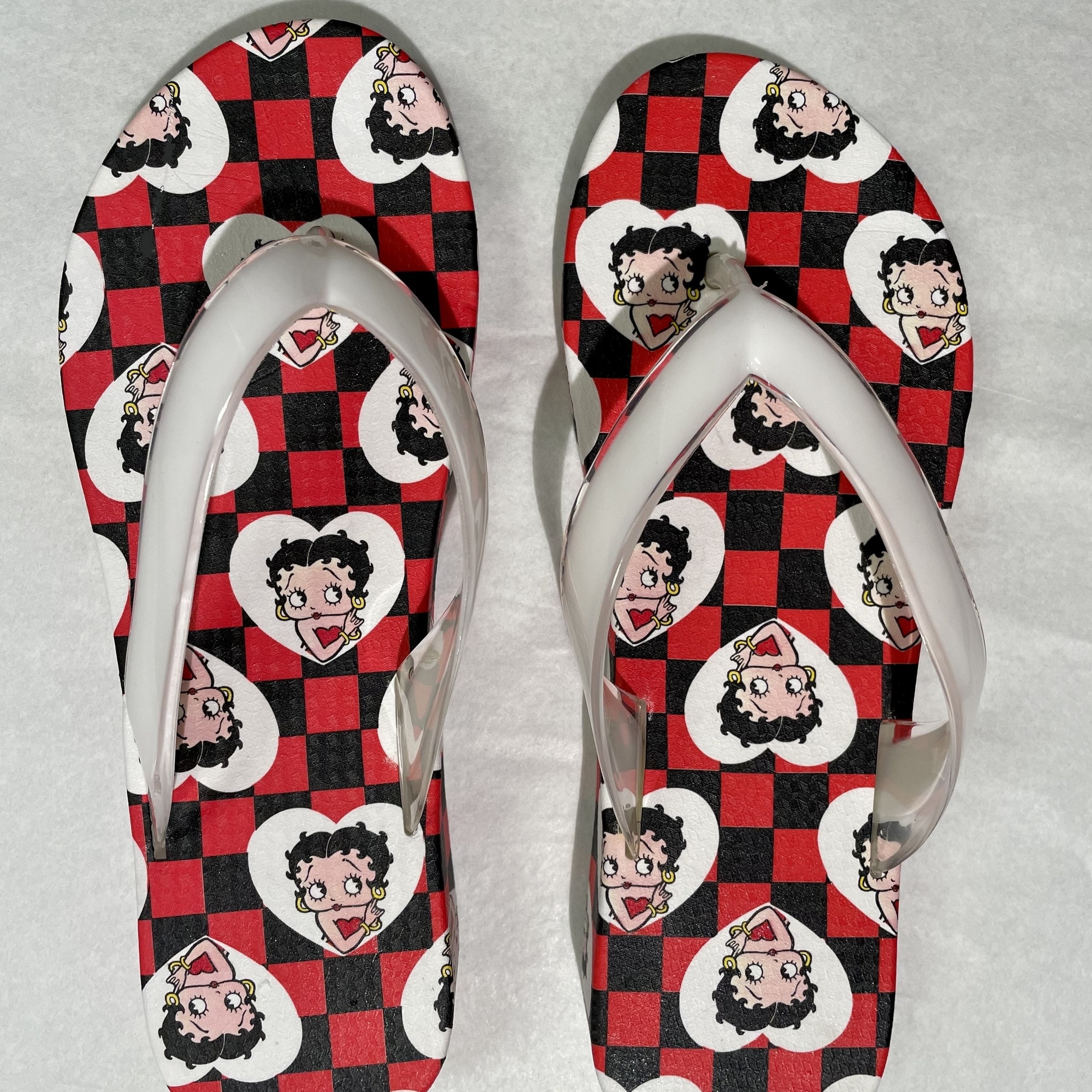 Betty Boop Flip Flop Sandal - Walmart.com