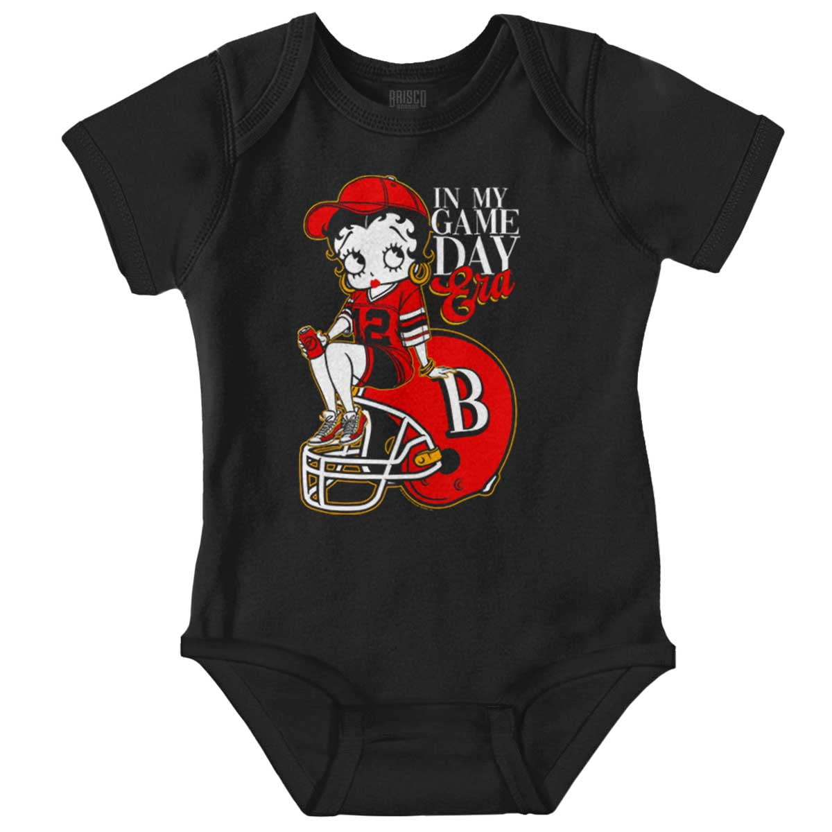 Betty Boop Football Game Day Era Bodysuit Jumper Girls Infant Baby ...