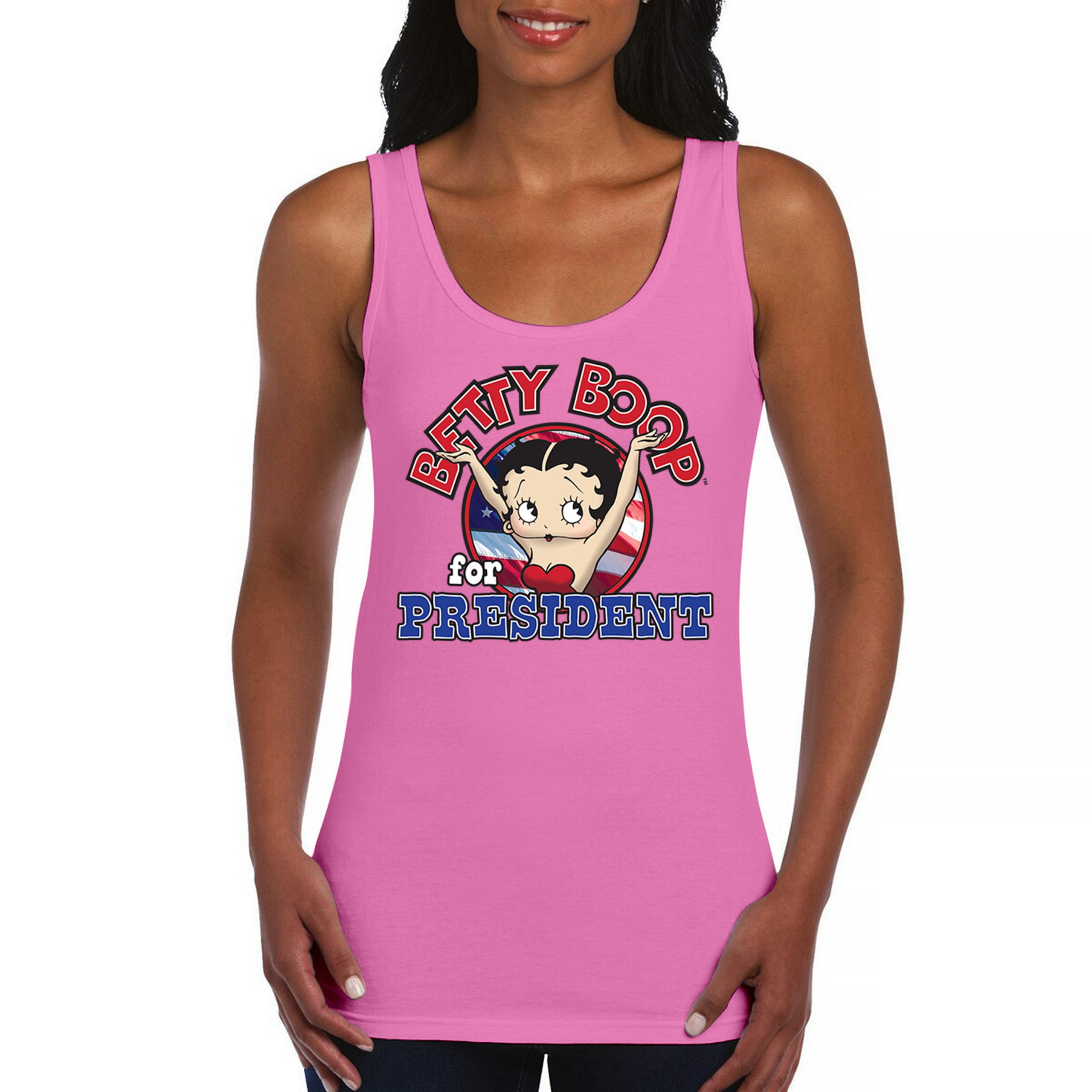 Betty Boop For President 2024 Women's Tank Top Funny Presidential ...