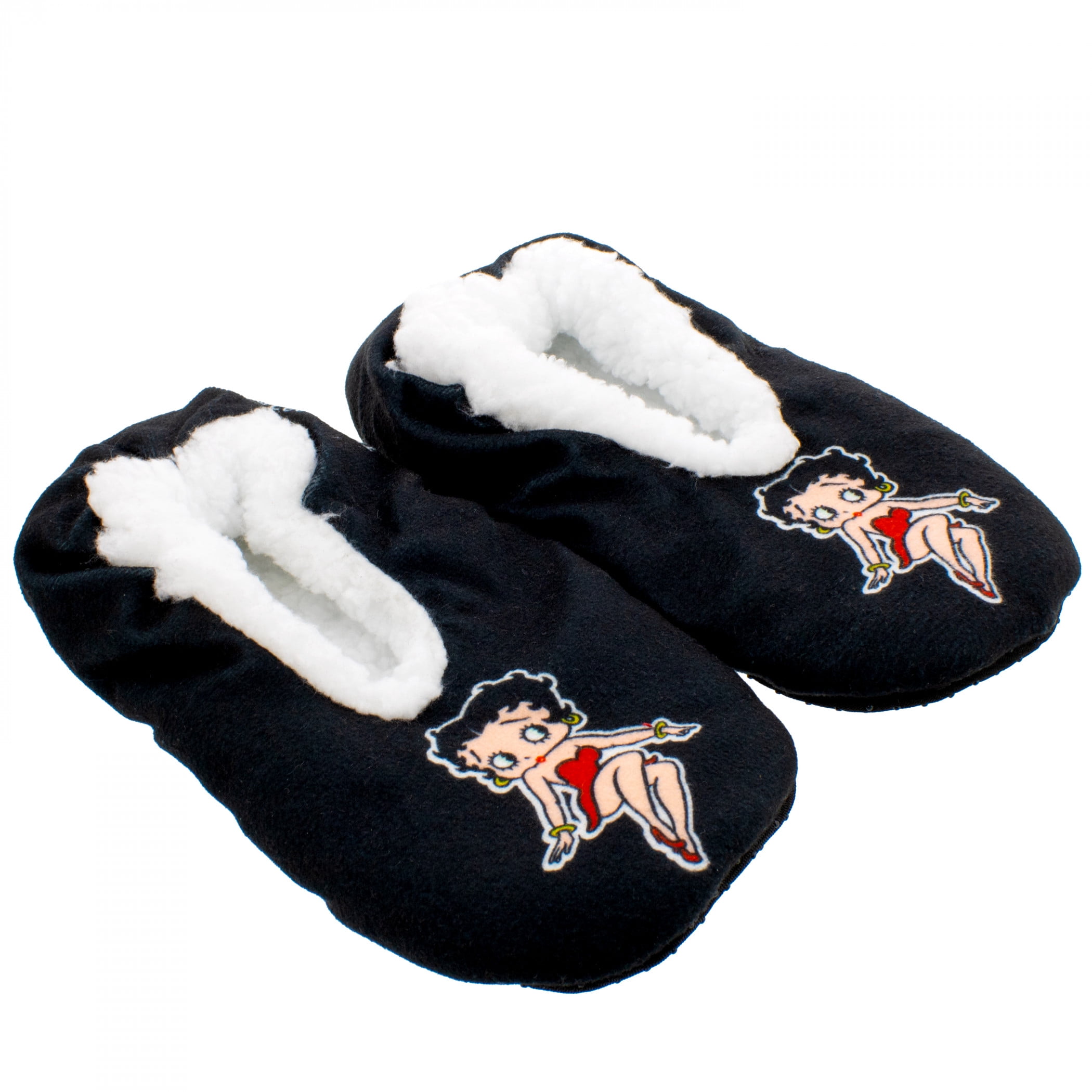 Betty Boop Fuzzy Babba Women's Slippers-Size 9-10 - Walmart.com