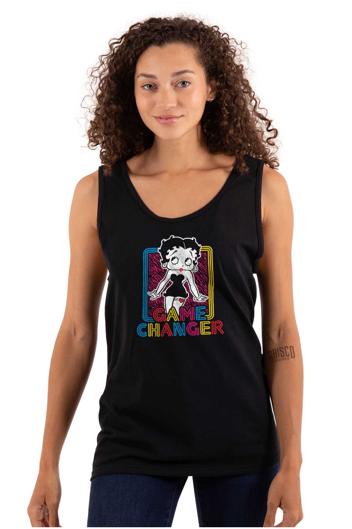 Betty Boop Game Changer Cutie Cute Tank Top Tee Shirt Women Brisco ...
