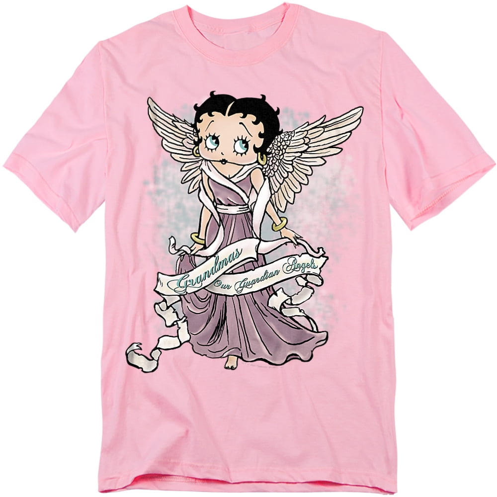 Betty Boop T-Shirt Grandma Guardian Angel Unisex Graphic Tee For Men ...