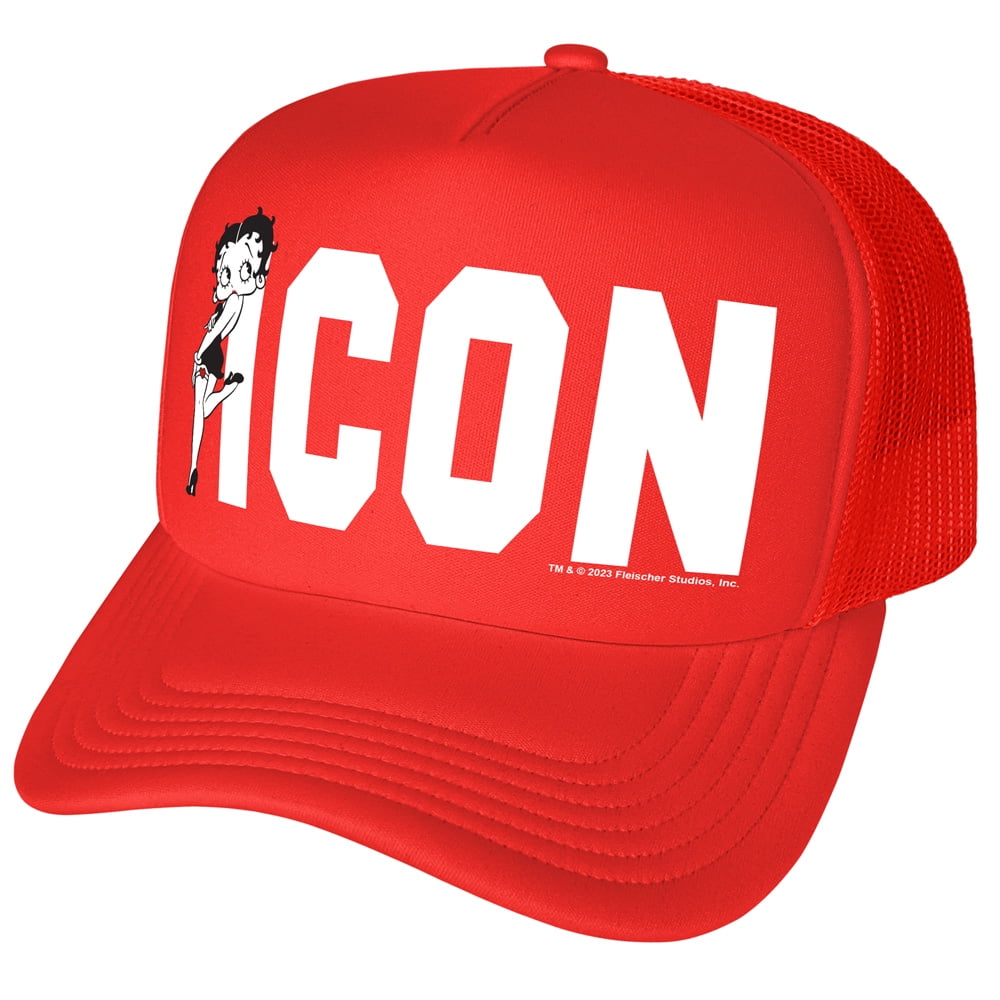 Betty Boop Icon Foam Snapback Trucker Hat - Unisex for Men and Women ...