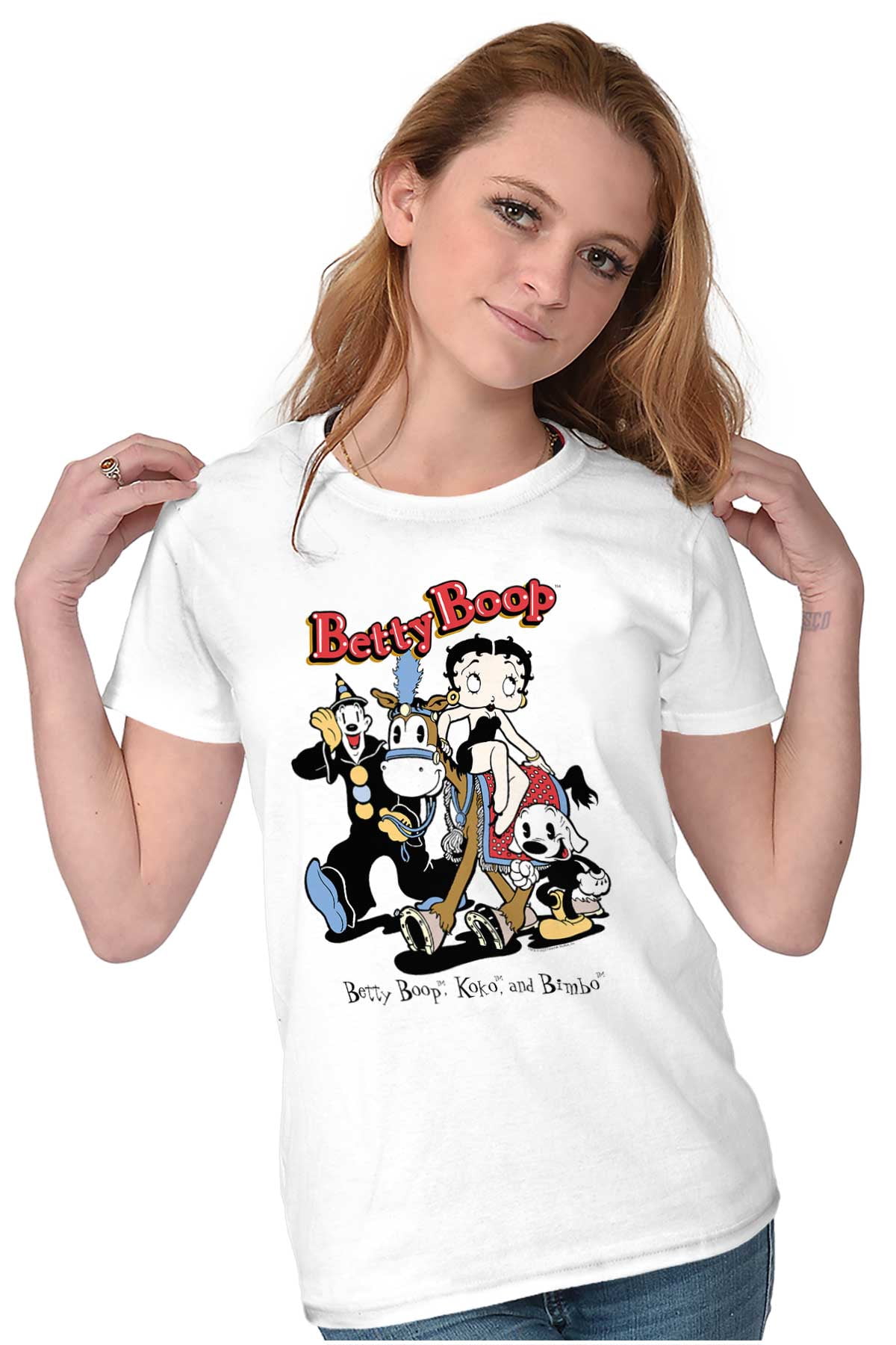 Betty Boop Koko The Clown Bimbo Women's Plus Size Shirt Brisco Brands ...