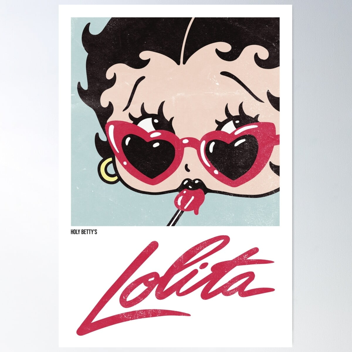 Betty Boop Lolita Poster Wall Art, Modern Wall Decor For Living Room ...